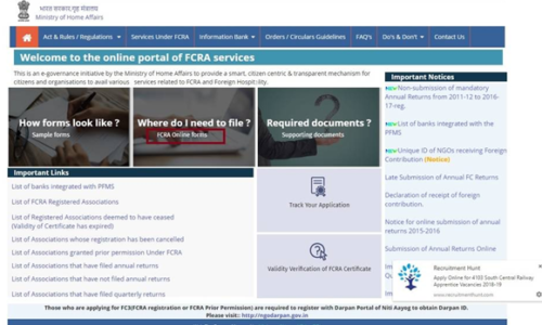 FCRA Registration in India – Qualifications and Application - Setupfilings