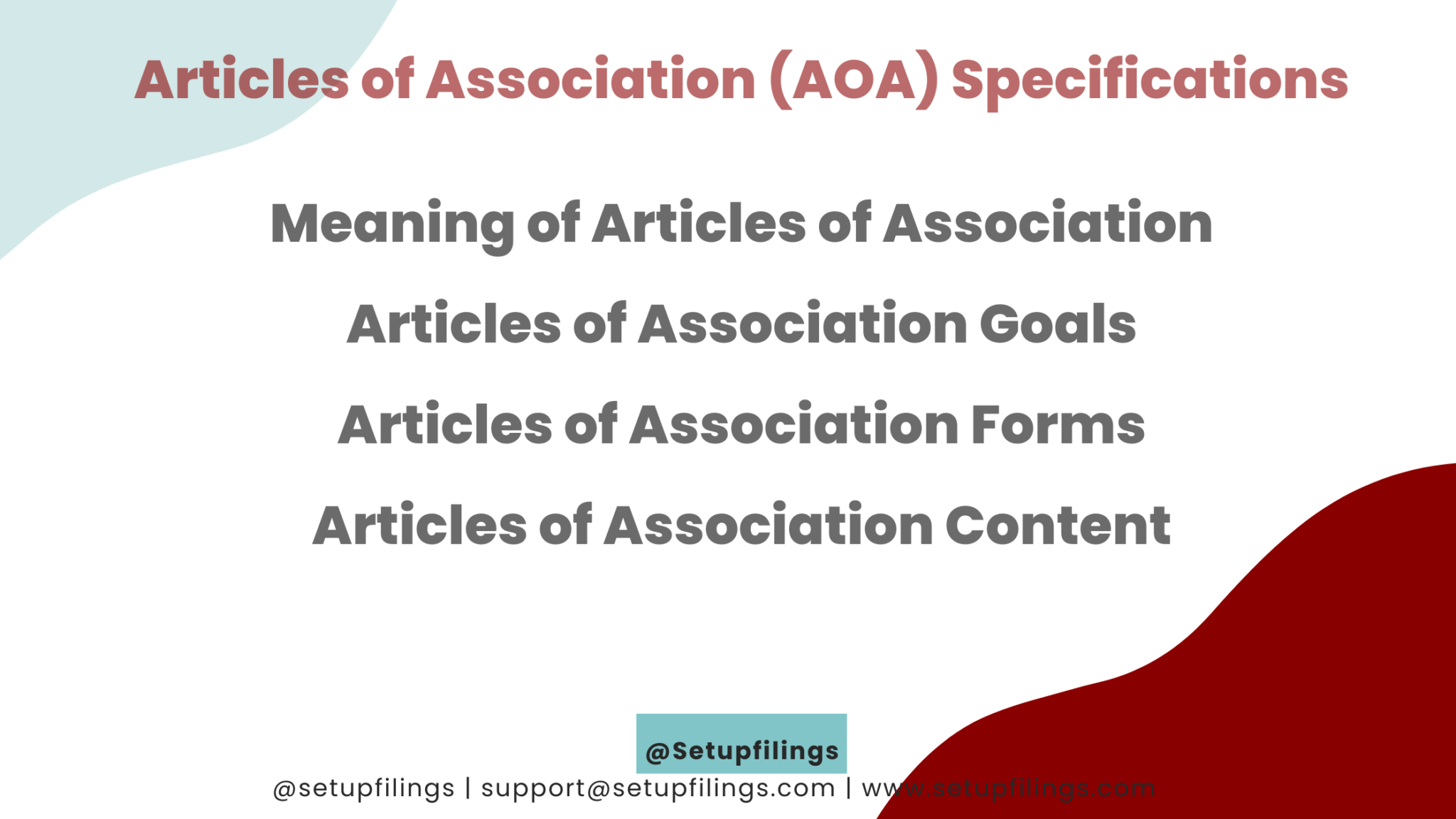 Articles Of Association AOA Specifications Setupfilings articles-of-association-aoa-specifications-setupfilings