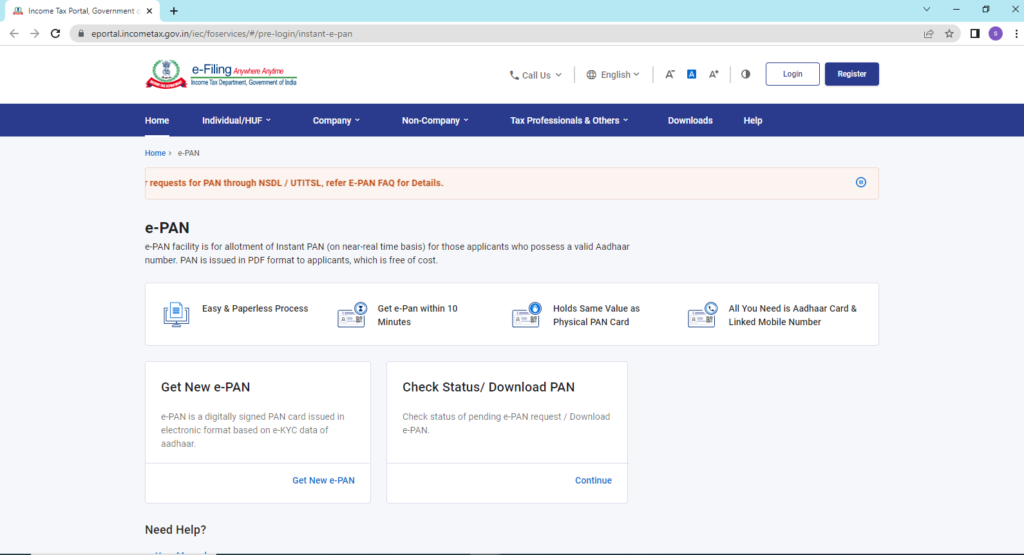 How Do I Download E-PAN Card Online? - Setupfilings