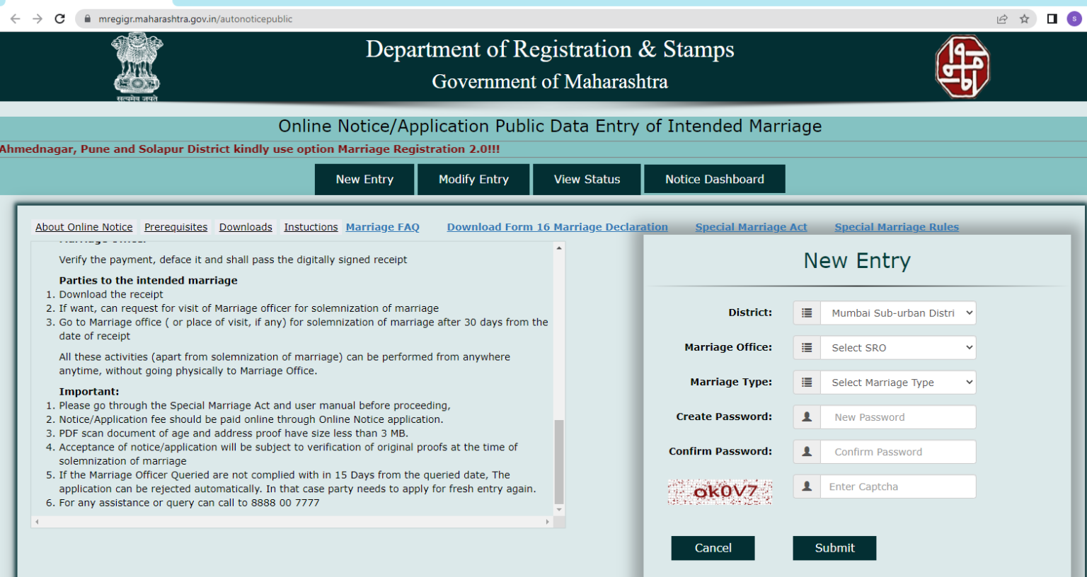 Marriage Certificate in Maharashtra Online | SetupFilings